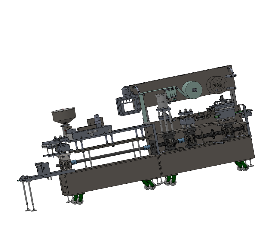 industrial 3D model Bagging machine - MACHINE - WORLD