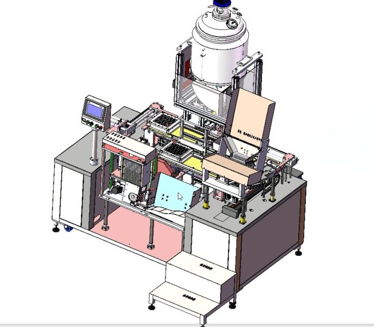 industrial 3D model Fully automatic blood collection tube feeding ...