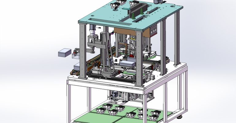 industrial 3D model Semi automatic OPP packing machine - MACHINE - WORLD