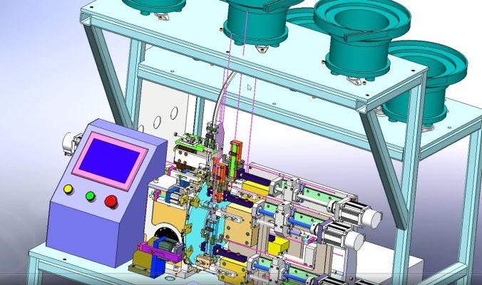 industrial 3D model High precision clock latching machine - MACHINE - WORLD