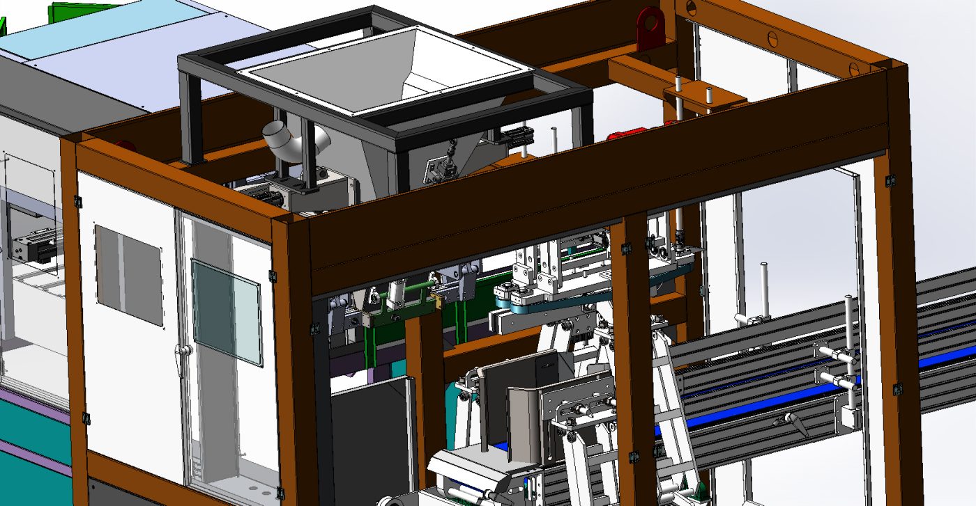 industrial 3D model Bagging machine - MACHINE - WORLD