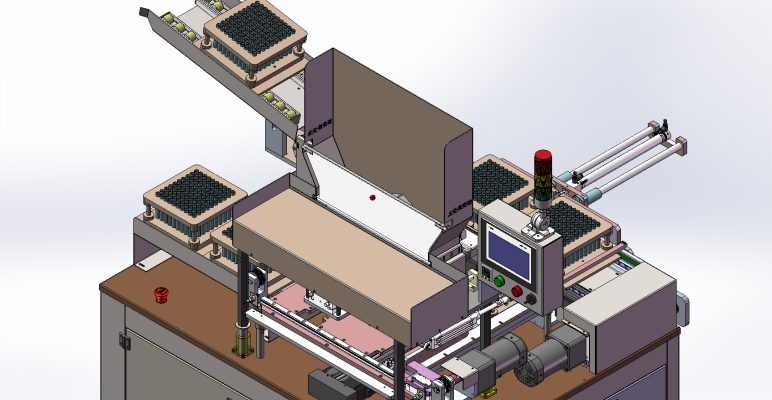 industrial 3D model Blood collection tube filling machine - MACHINE - WORLD