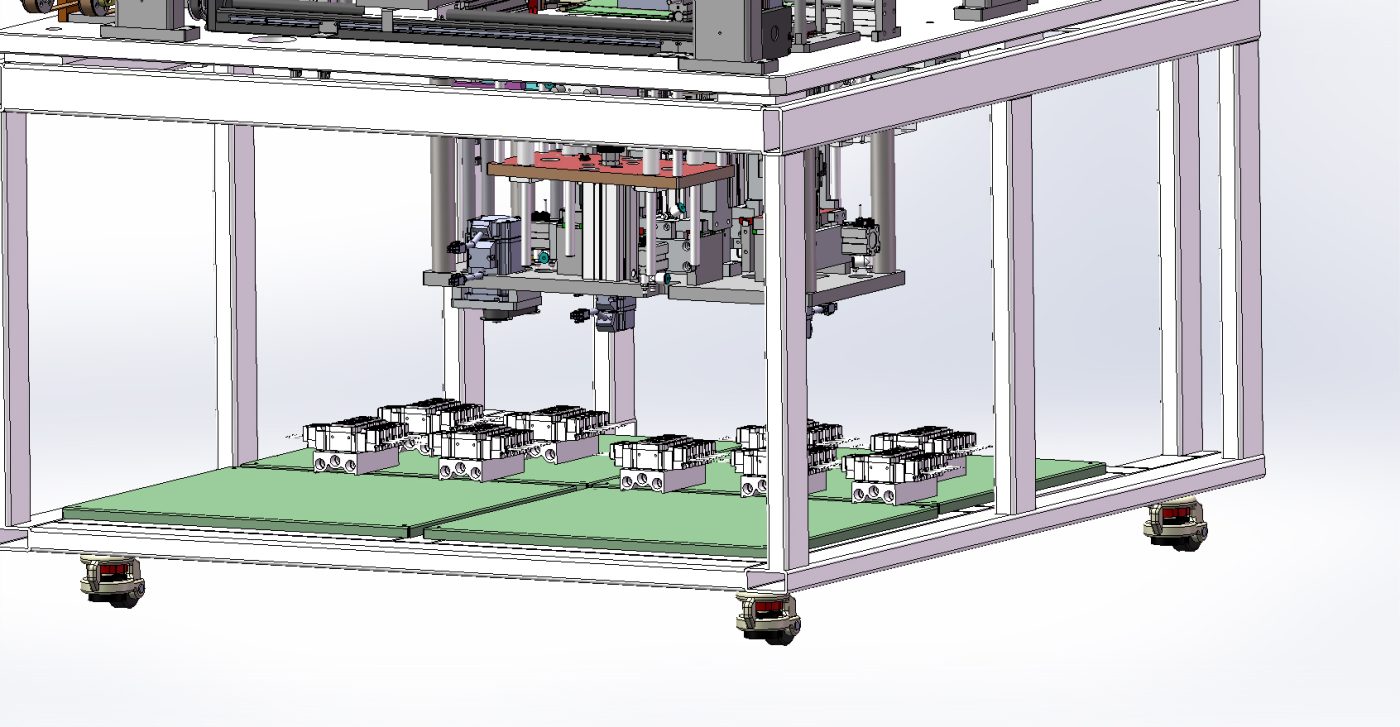 industrial 3D model Semi automatic OPP packing machine - MACHINE - WORLD