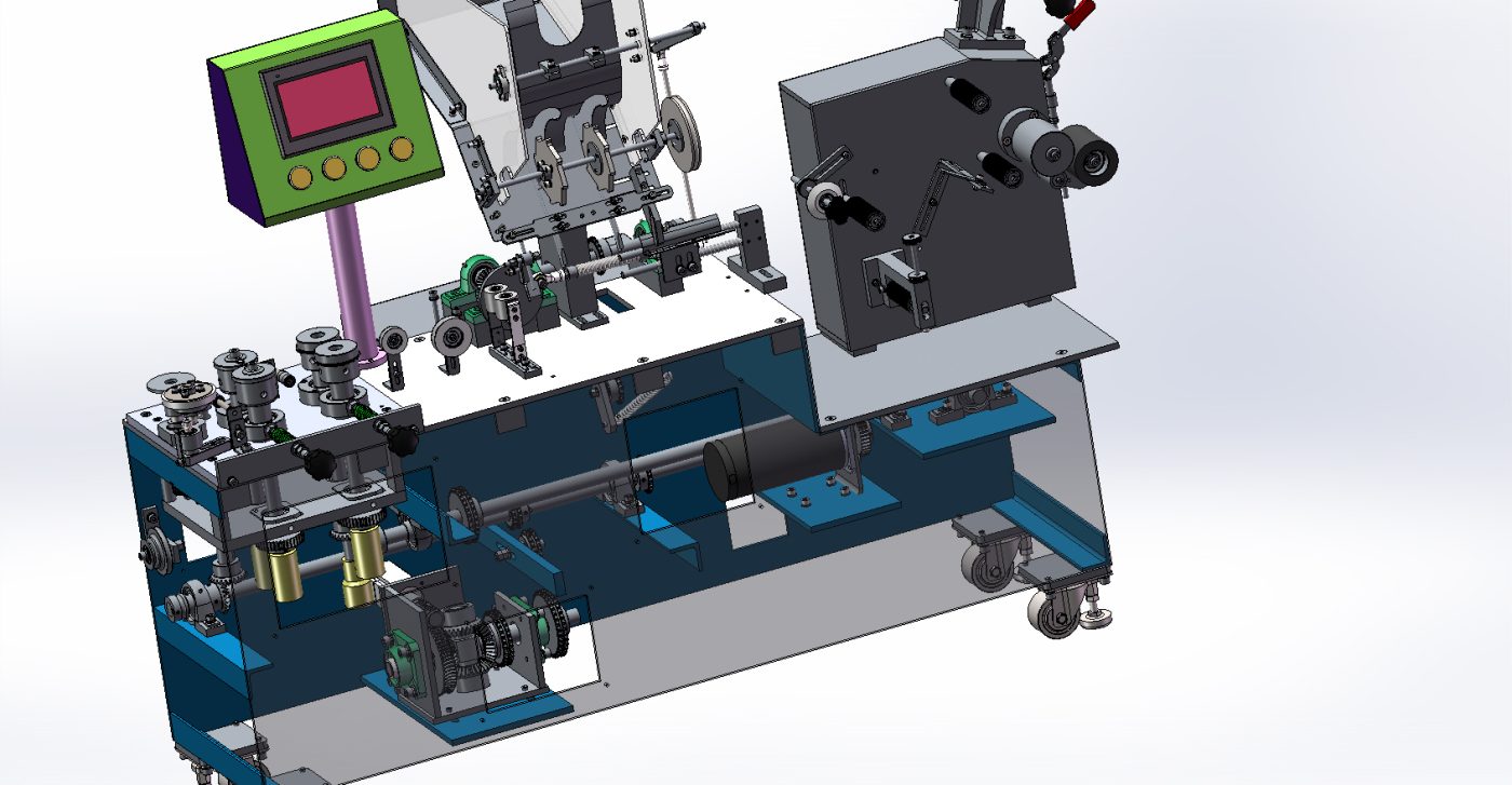 industrial 3D model collar packing machine - MACHINE - WORLD