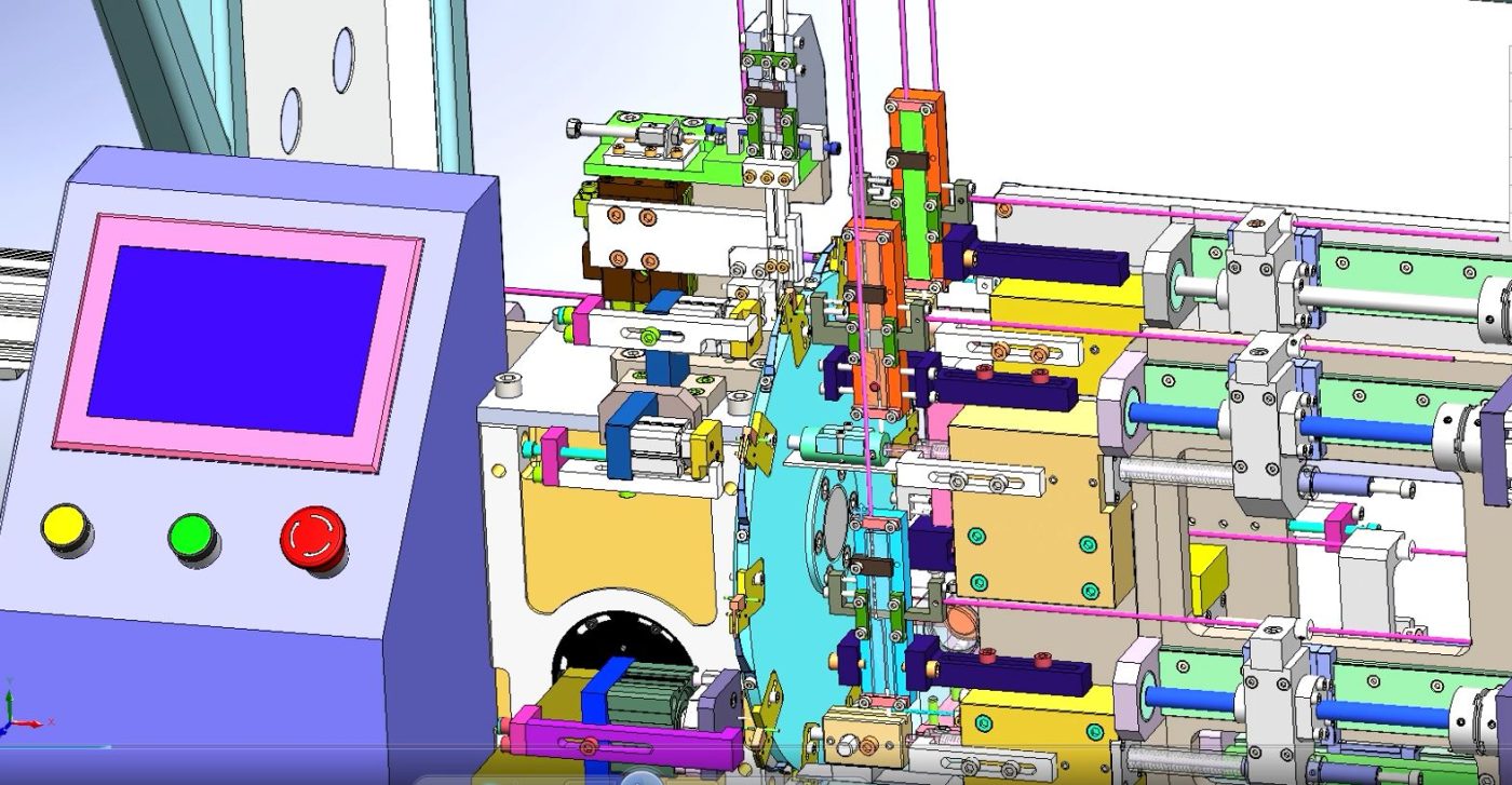 industrial 3D model High precision clock latching machine - MACHINE - WORLD