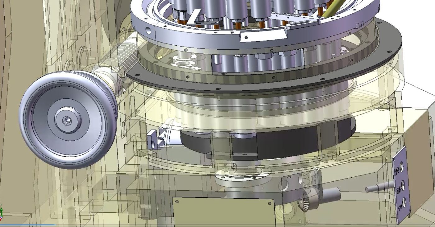 industrial 3D model Tablet press machine - MACHINE - WORLD