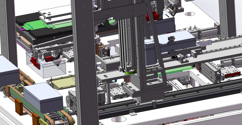 industrial 3D model Semi automatic OPP packing machine - MACHINE - WORLD