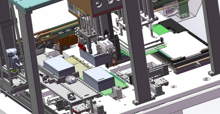 industrial 3D model Carton packaging machine - MACHINE - WORLD