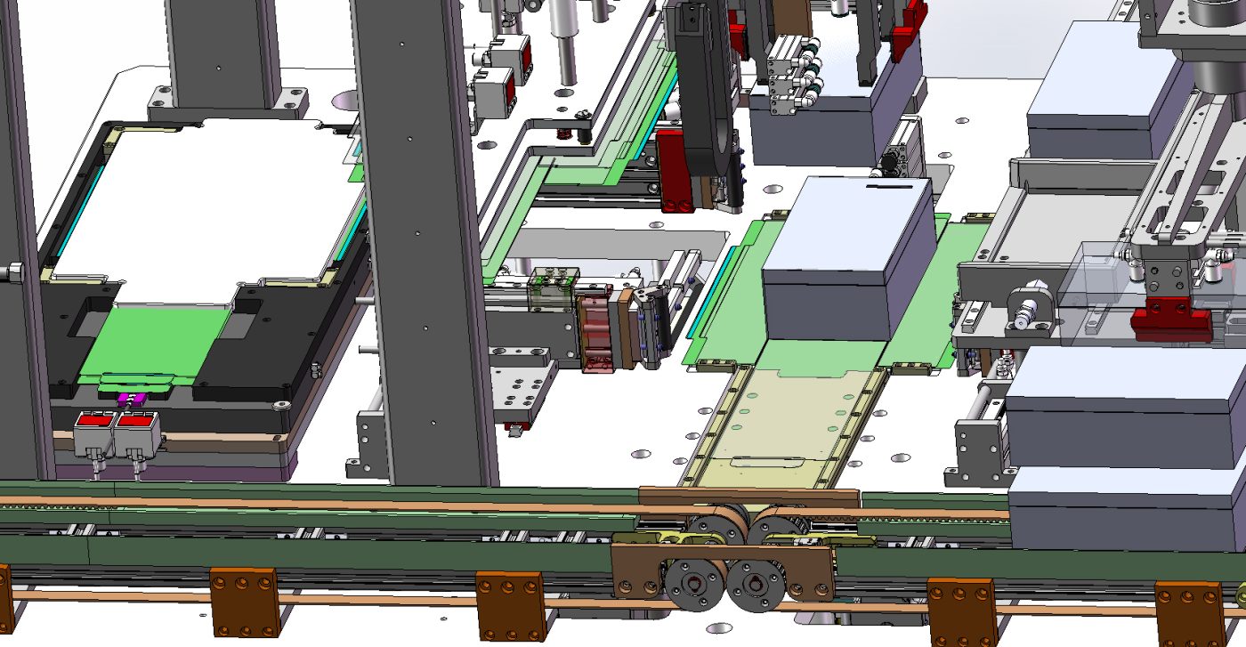 industrial 3D model Semi automatic OPP packing machine - MACHINE - WORLD