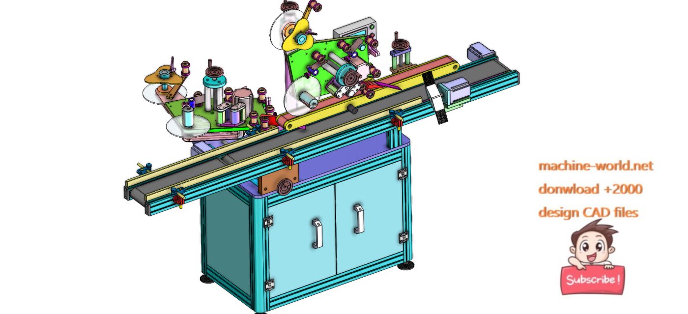 industrial 3D model Carton packaging machine - MACHINE - WORLD