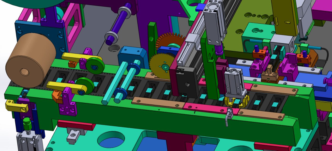 industrial 3D model Automatic packing machine terminal for tape packing ...