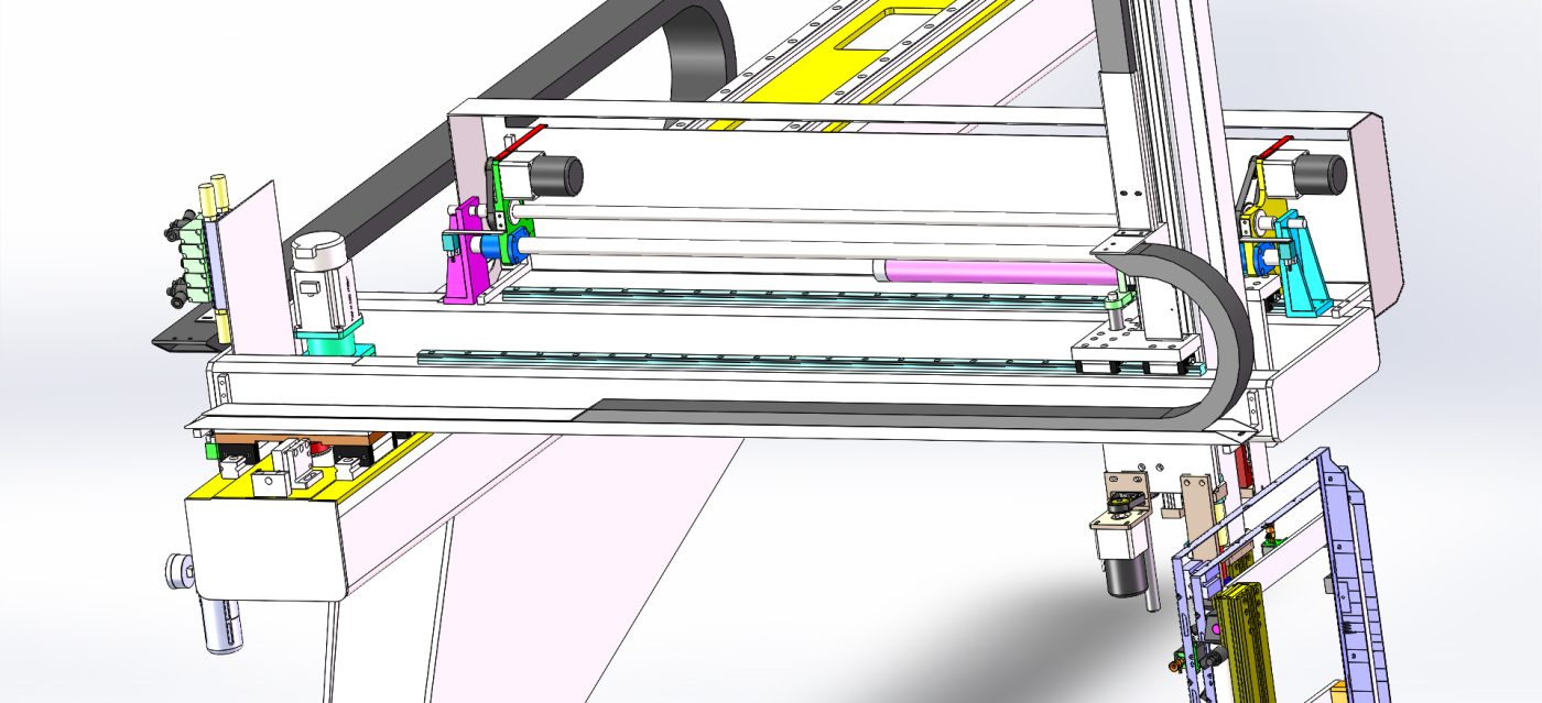 Industrial 3d Model An Automatic Loading And Unloading Controller Of A Classic Machine Tool