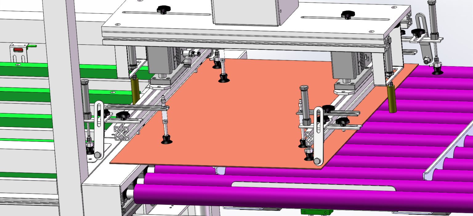 industrial 3D model Automatic PCB retractable board machine - MACHINE ...