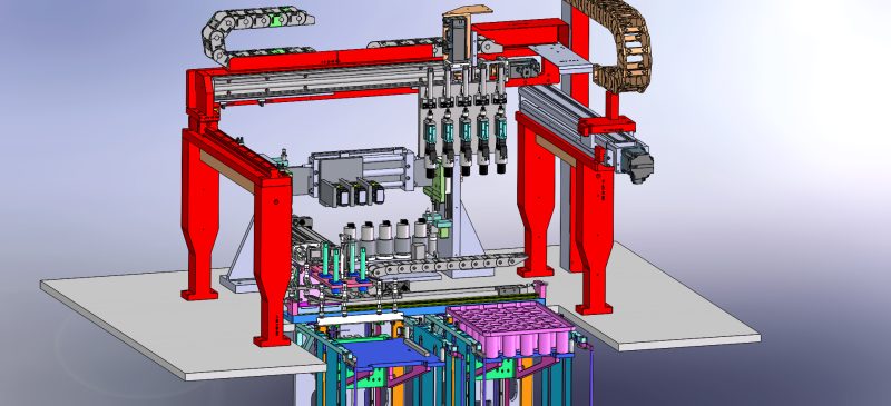 industrial 3D model Automatic Sorting Machine - MACHINE - WORLD
