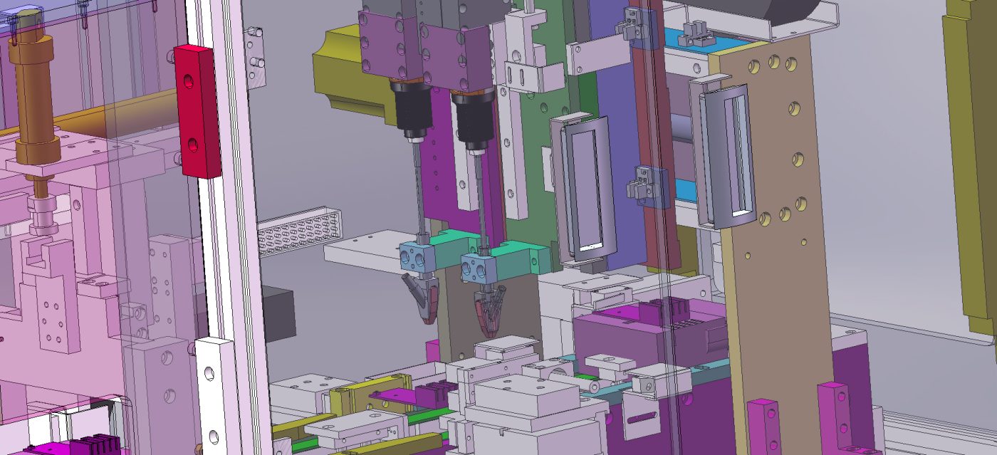 industrial 3D model Automatic screw tightening machine - MACHINE - WORLD