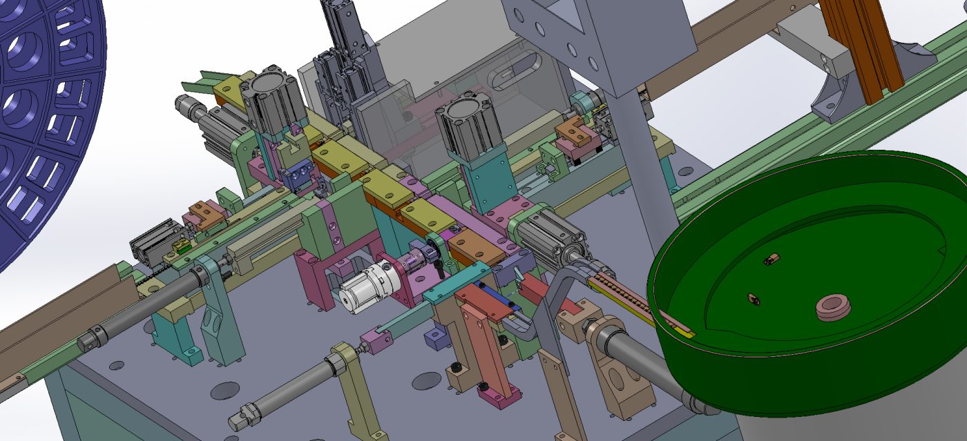 industrial 3D model Automatic six-plug machine - MACHINE - WORLD