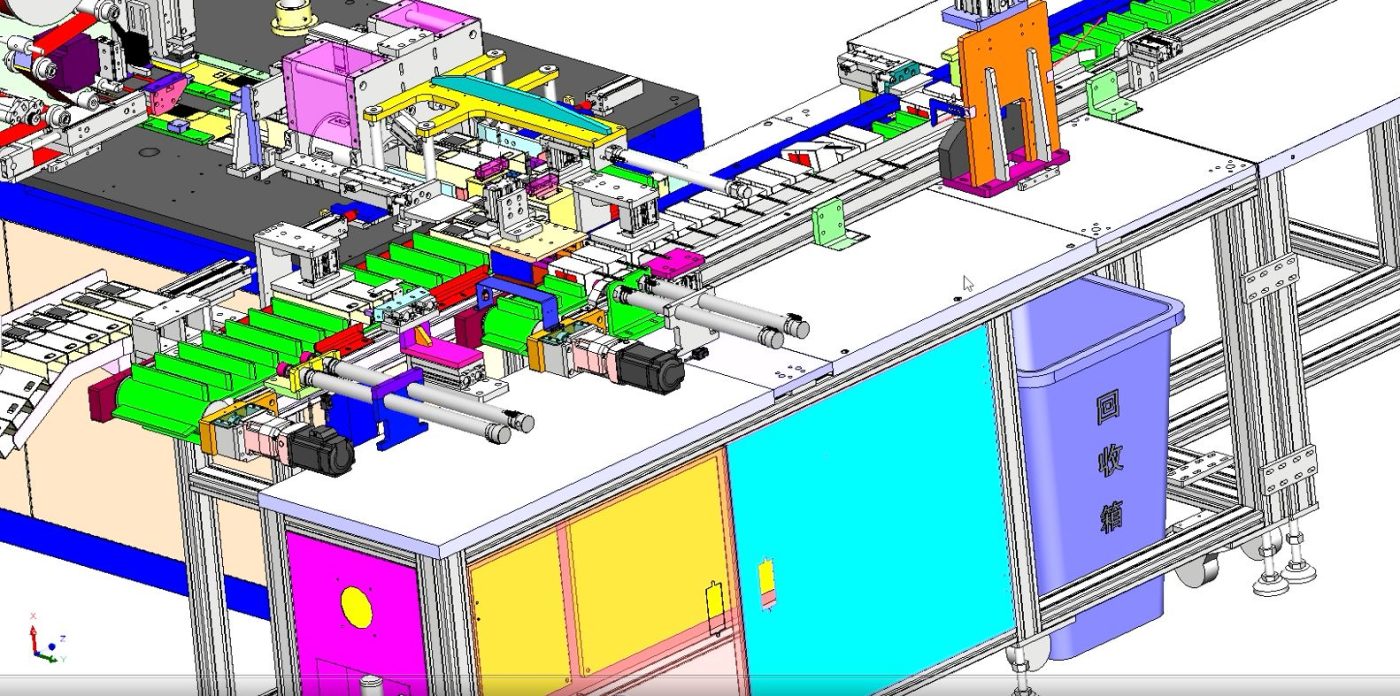 industrial 3D model Inner and Outer Box Assembly Packaging Equipment ...