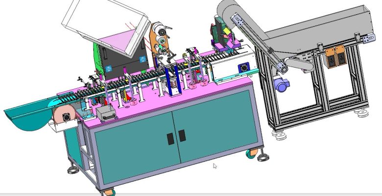 industrial 3D model Automatic ballpoint pen assembly machine - MACHINE ...