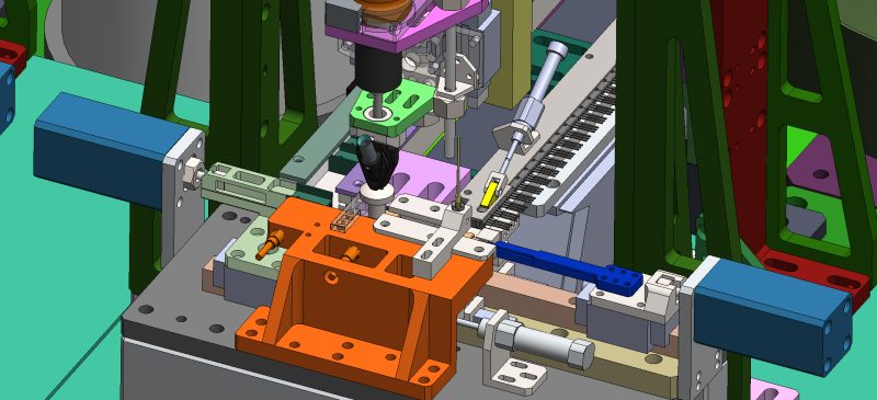 industrial 3D model Double station radiator assembly machine - MACHINE ...