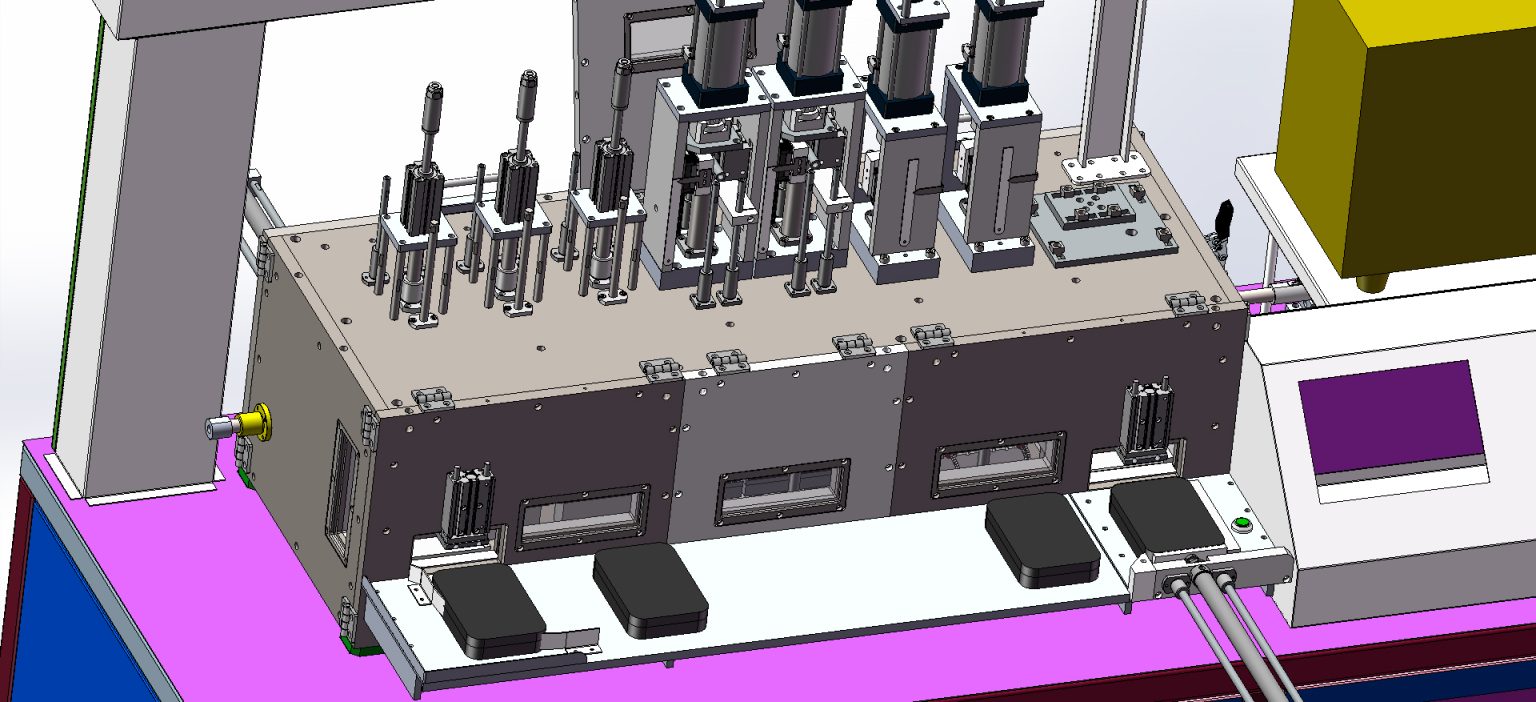 industrial 3D model Hot bending device for mobile phone case - MACHINE ...