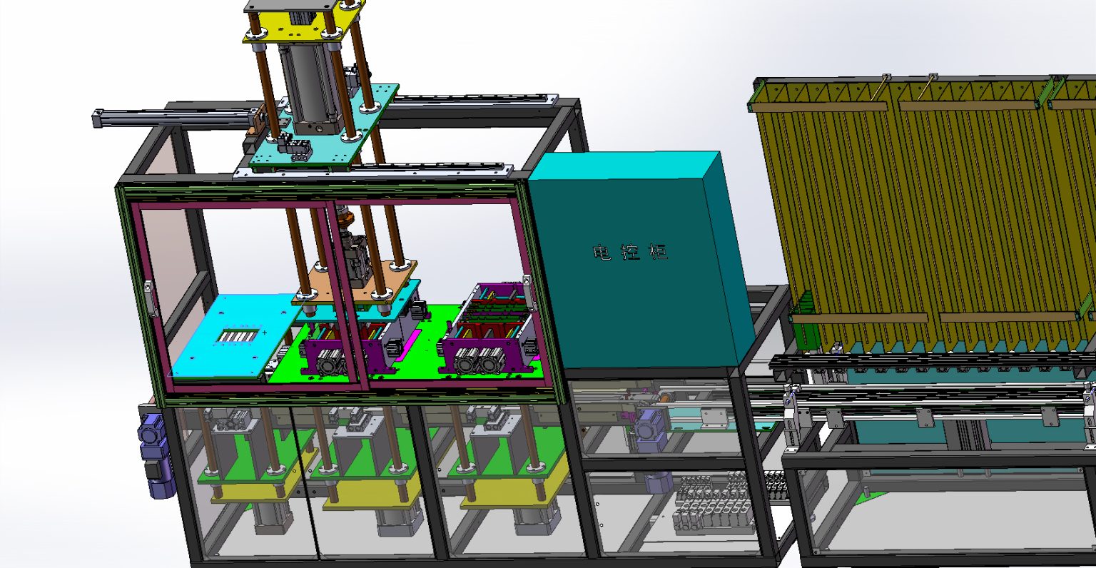 industrial 3D model Lead acid battery unloader mass produced - MACHINE ...