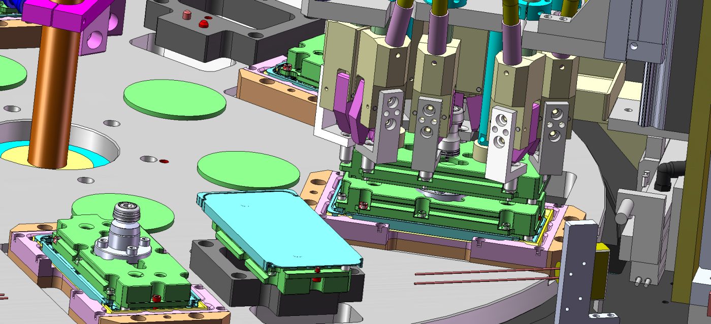 industrial 3D model multiple screws same time on top bottom sides ...