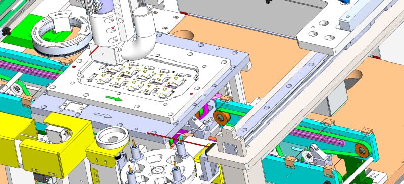 industrial 3D model Motherboard automatic cutting machine - MACHINE - WORLD