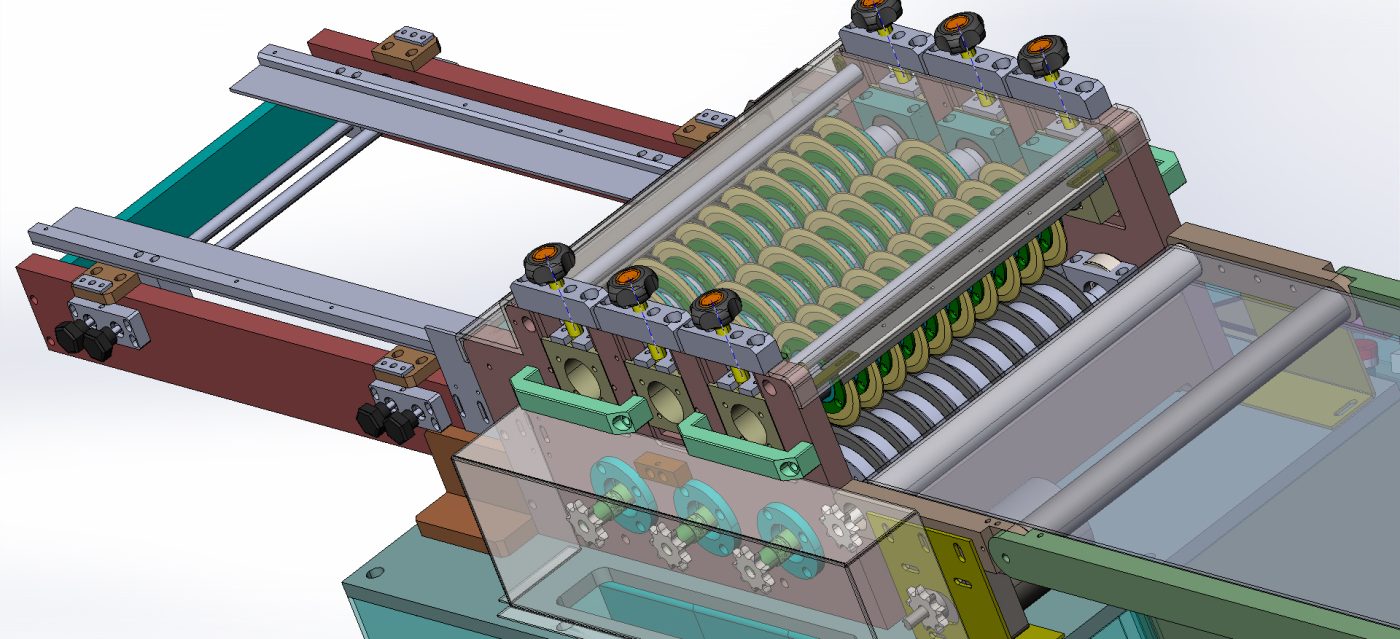 industrial 3D model Multi knife divider - MACHINE - WORLD