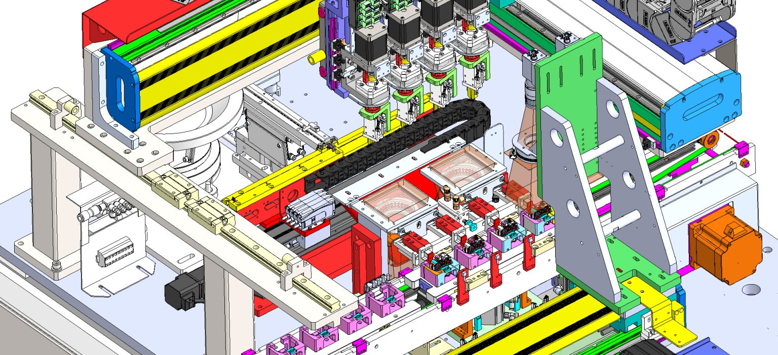 industrial 3D model Plug automatic assembly device - MACHINE - WORLD