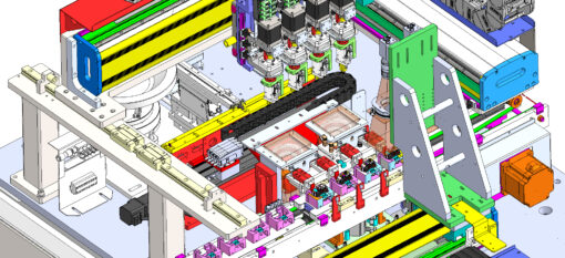 industrial 3D model Plug automatic assembly device - MACHINE - WORLD