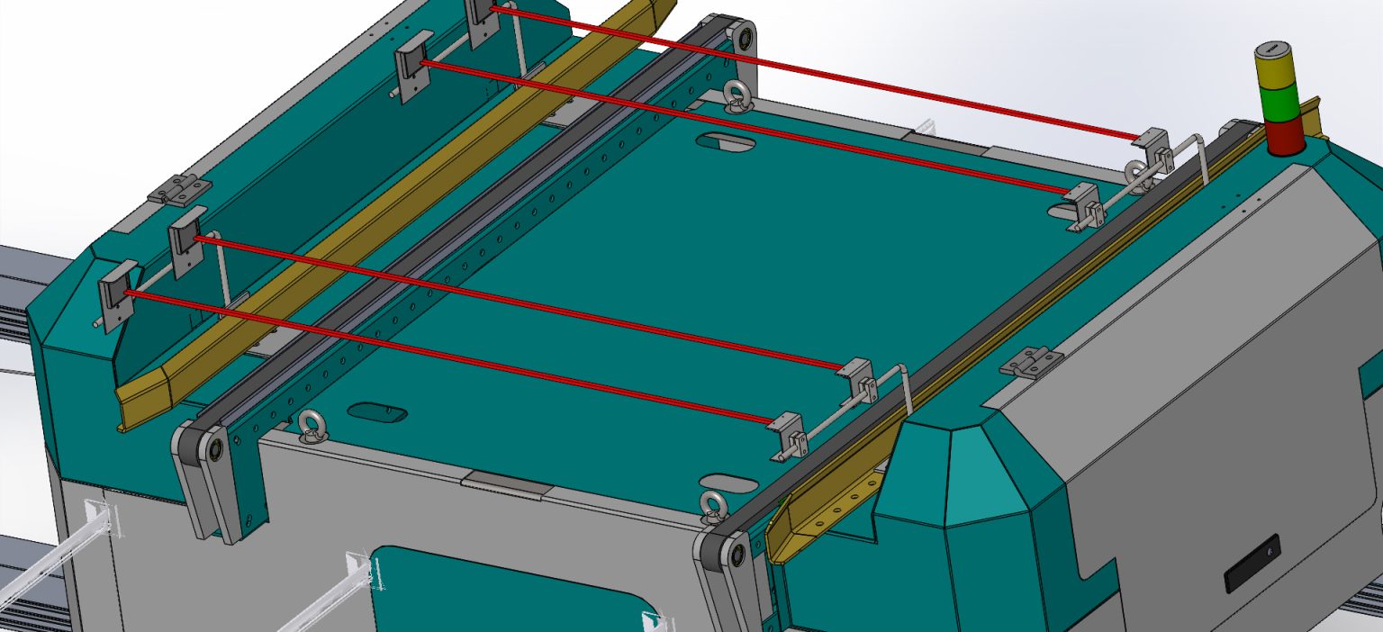 industrial 3D model RGV shuttle actual production - MACHINE - WORLD