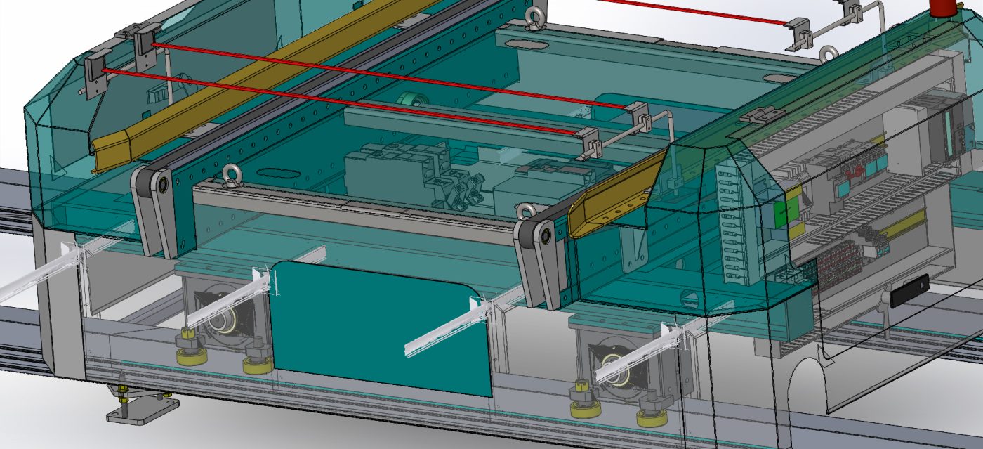 industrial 3D model RGV shuttle actual production - MACHINE - WORLD