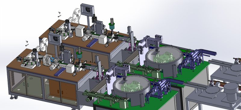 industrial 3D model Roll trough centrifuge - MACHINE - WORLD