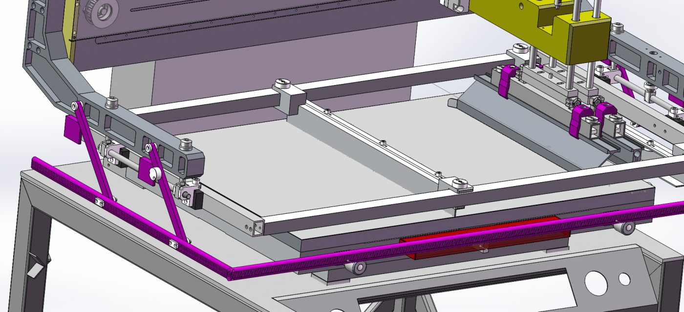 industrial 3D model Silk Screen Printing Machine - MACHINE - WORLD