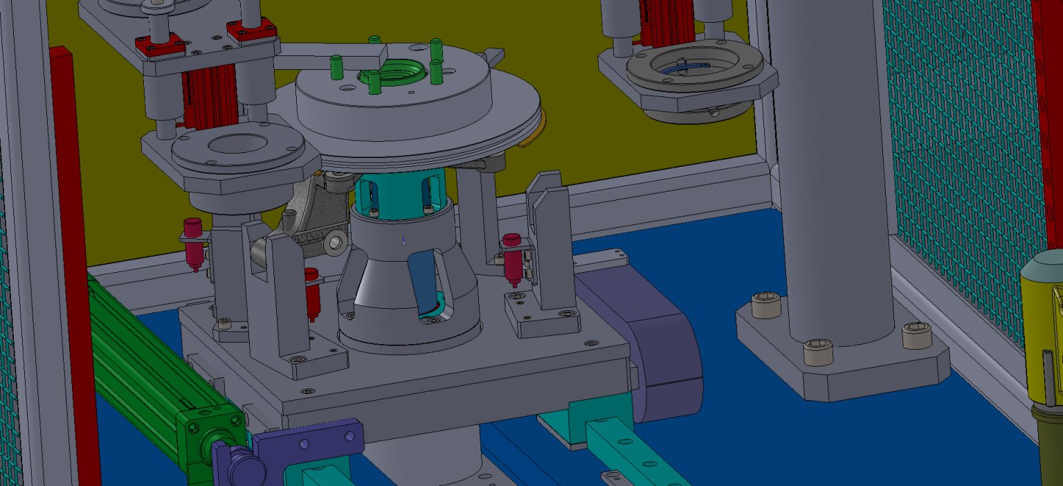 industrial 3D model Steering wheel assembling automatic assembly ...