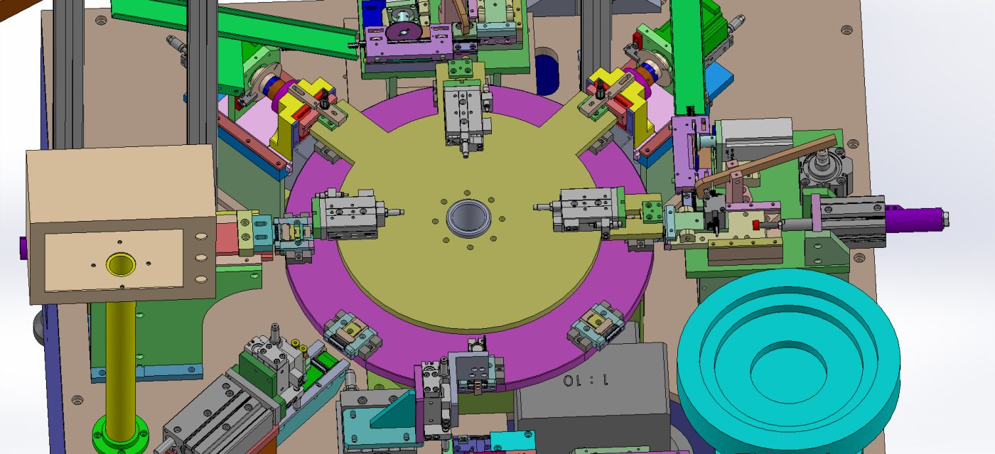 industrial 3D model Tight connector assembly machine - MACHINE - WORLD