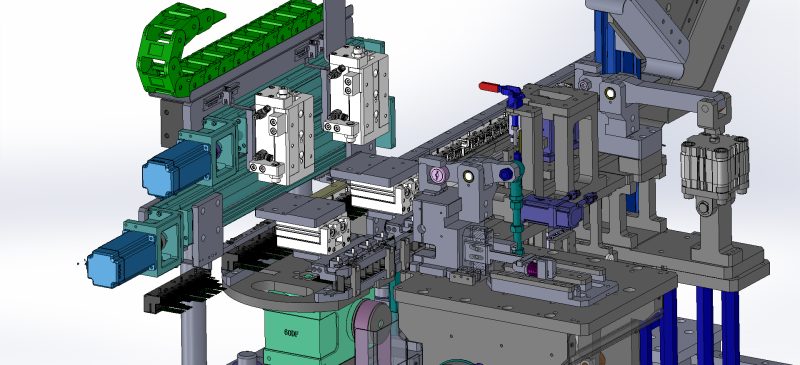 industrial 3D model Needle insertion machine for automotive connectors ...