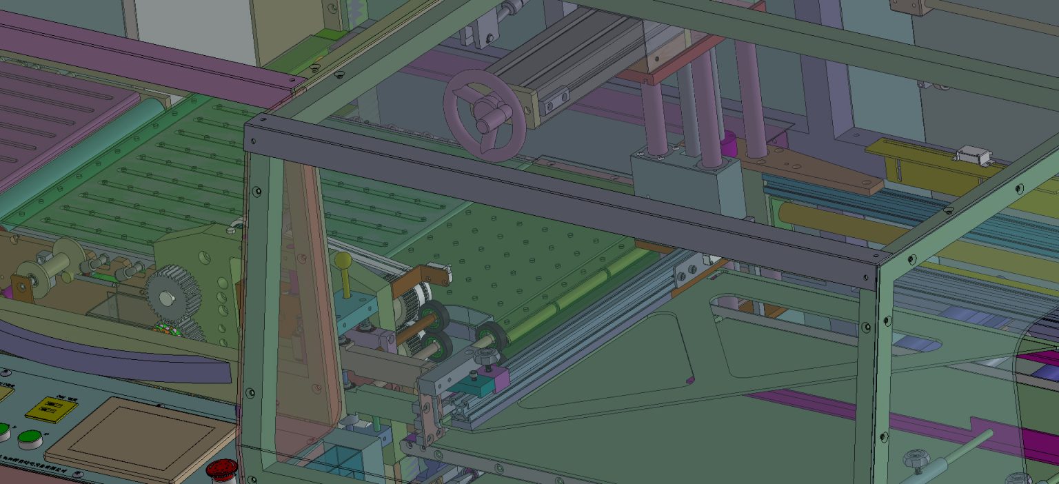 Industrial 3d Model Mechanical Flow Packaging Machine Machine World