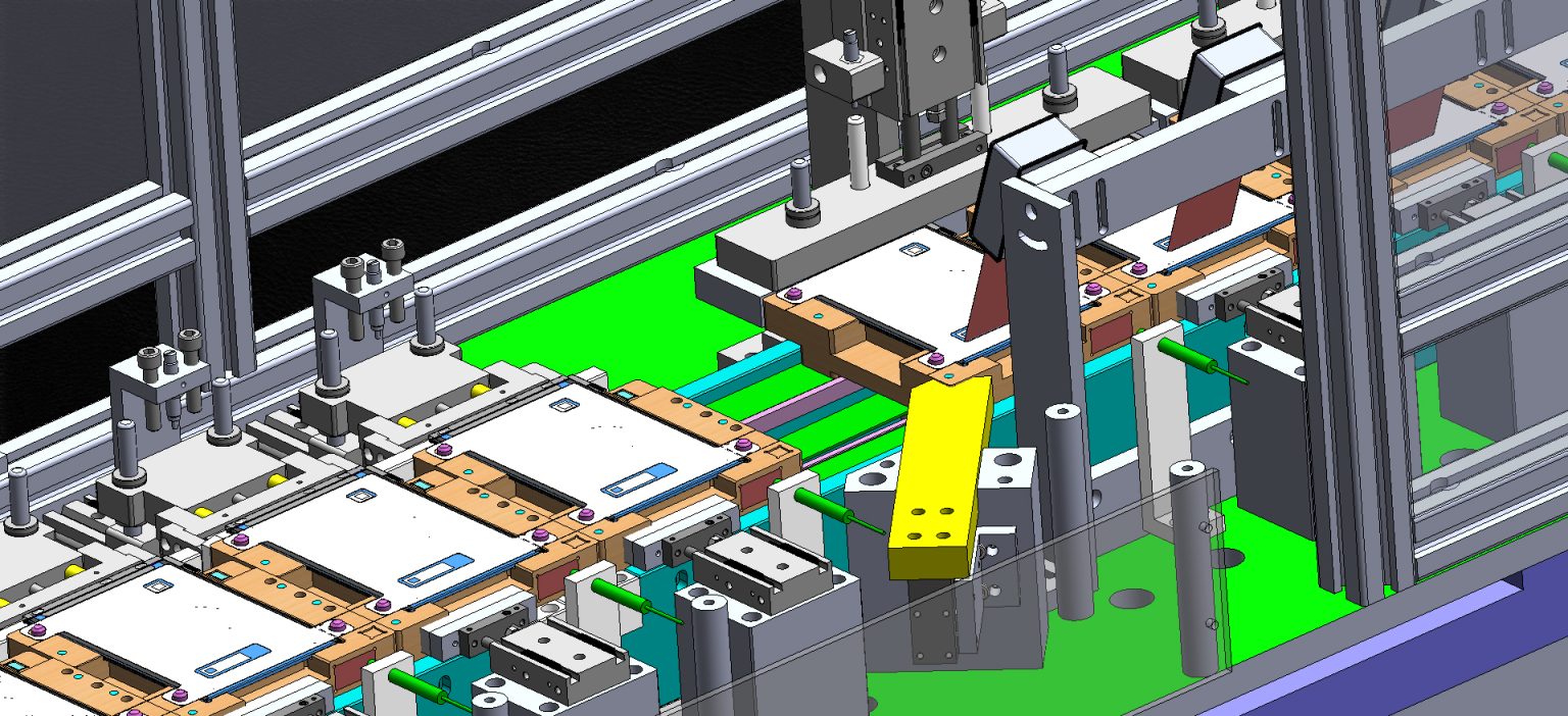 industrial 3D model Automatic labeling machine - MACHINE - WOLRD