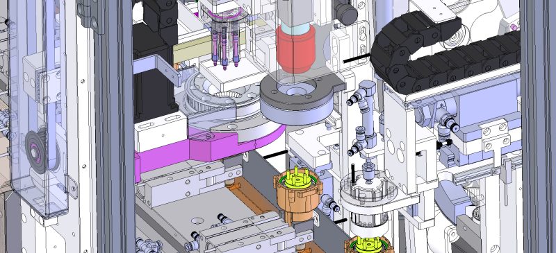 industrial 3D model Motor stator assembly machine - MACHINE - WORLD