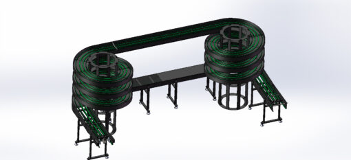 Spiral conveyor belt - MACHINE - WOLRD