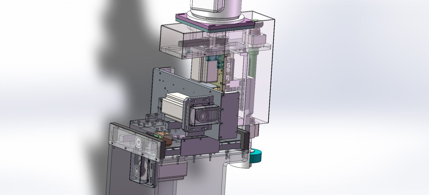 industrial 3D model 4 axis vertical polishing machine - MACHINE - WORLD