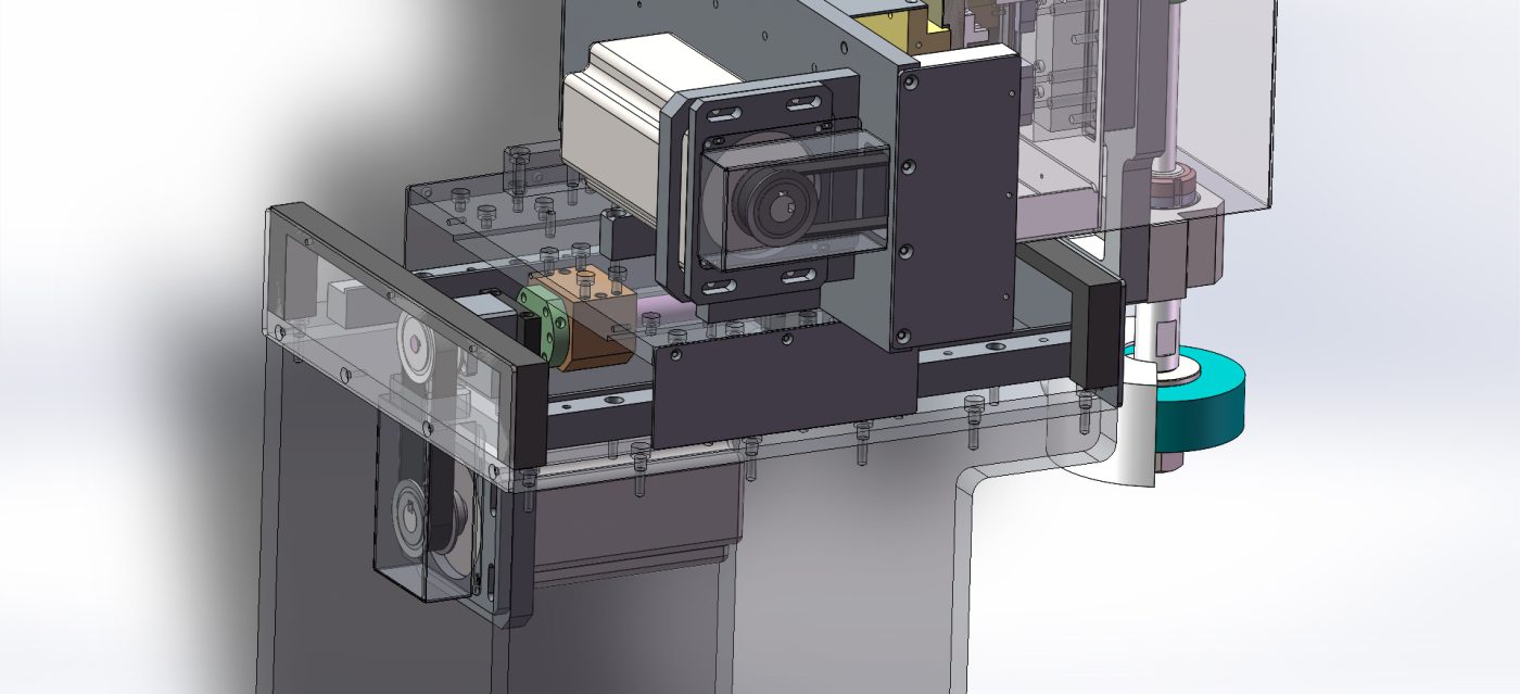 industrial 3D model 4 axis vertical polishing machine - MACHINE - WORLD
