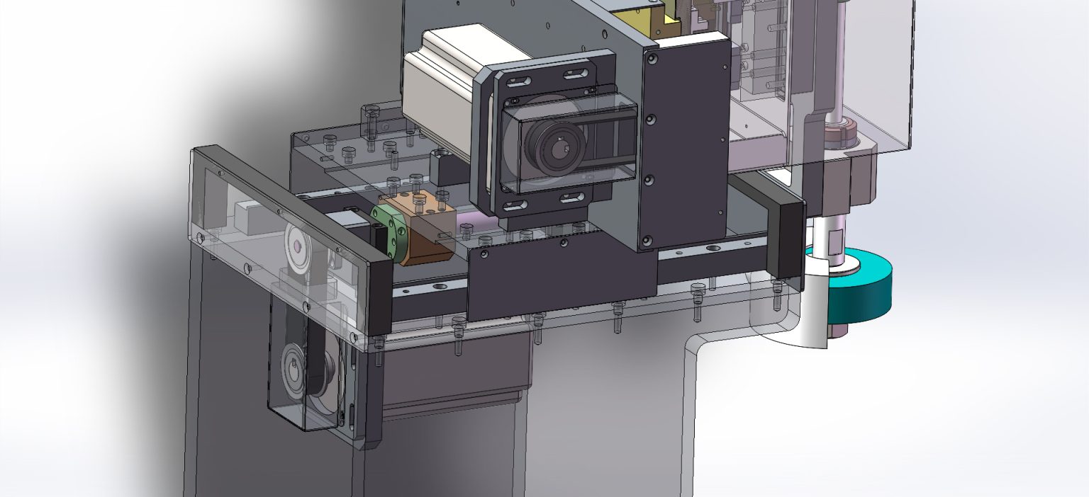 industrial 3D model 4 axis vertical polishing machine - MACHINE - WORLD