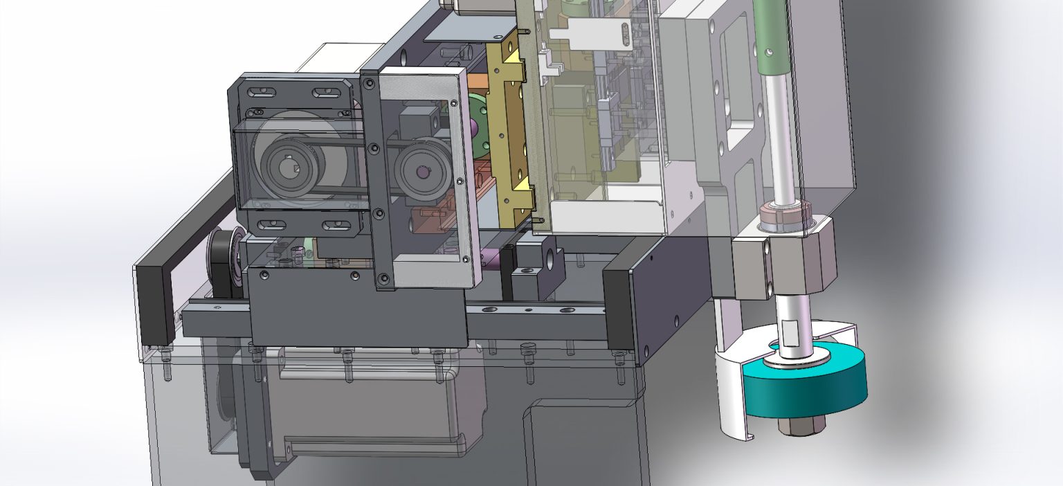 industrial 3D model 4 axis vertical polishing machine - MACHINE - WORLD