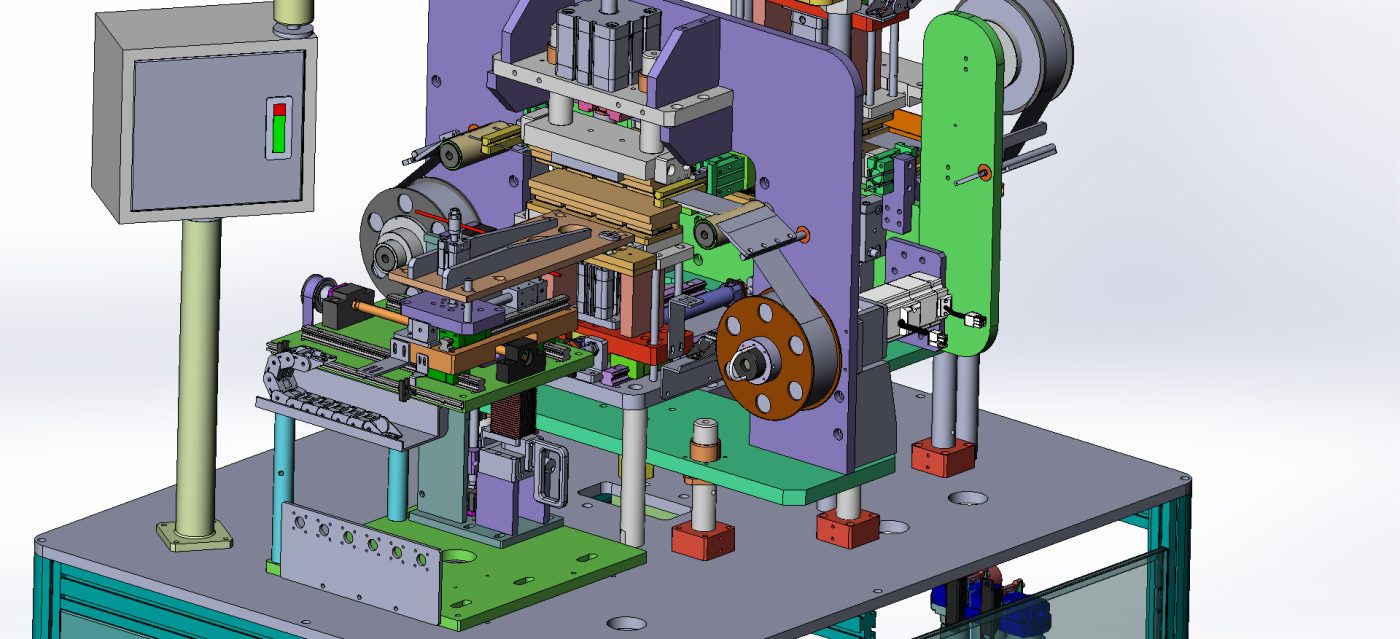 industrial 3D model Automatic insulation film cutting equipment ...