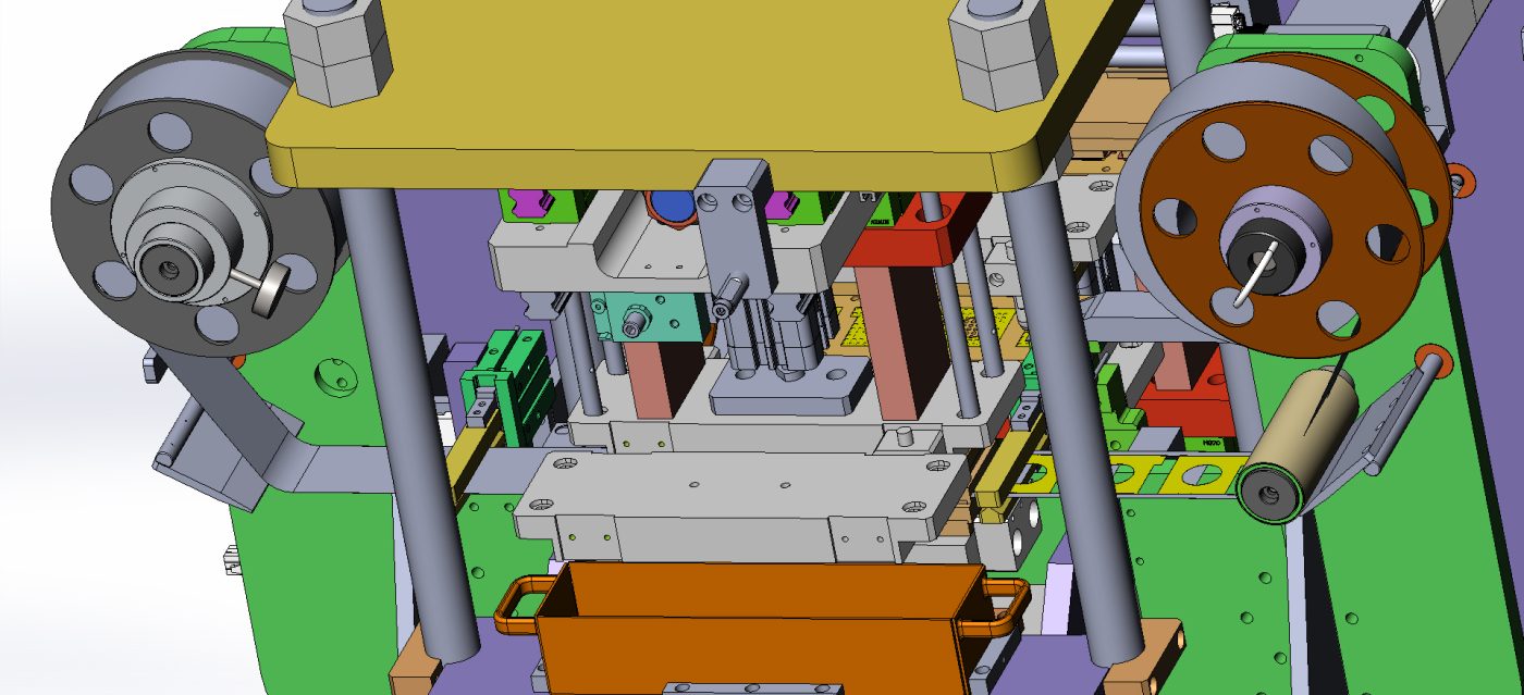 industrial 3D model Automatic insulation film cutting equipment ...