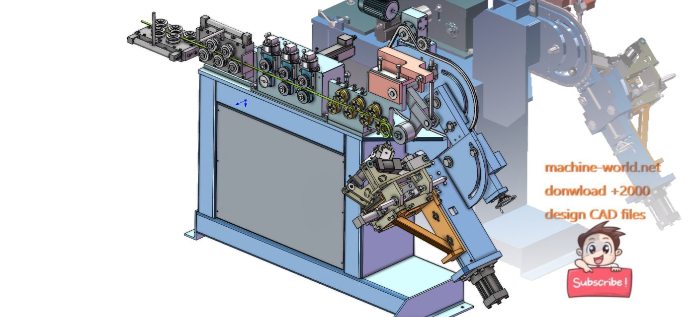 industrial 3D model CNC pipe bending machine 2 - MACHINE - WORLD