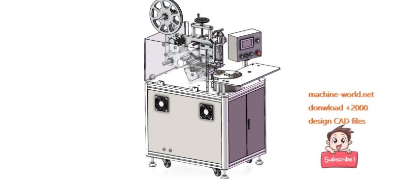 industrial 3D model High speed rotary labeling machine - MACHINE - WORLD