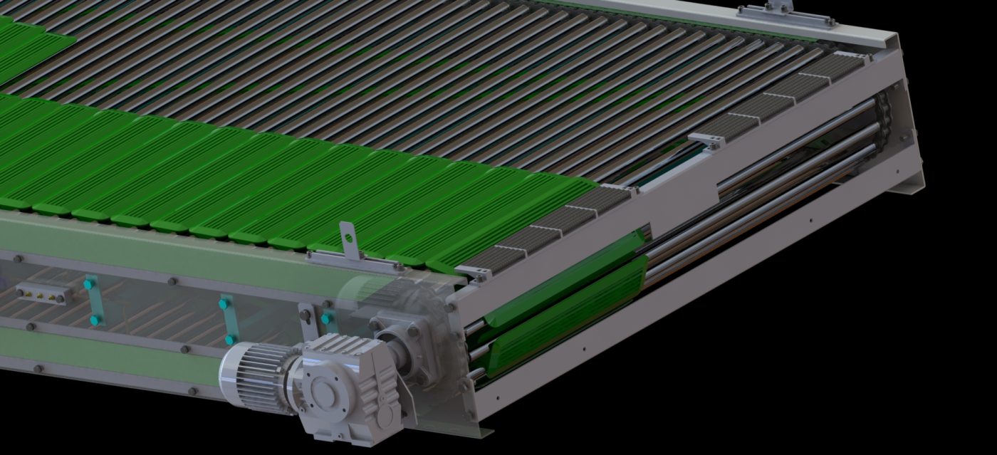 industrial 3D model Lane Switch Conveyor - MACHINE - WORLD